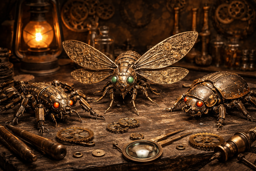 Cyberpunk Insects & Mechanical Lifeforms – OneCyberLab